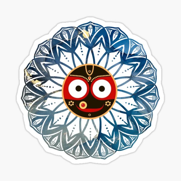 "Jagannath jai Jagannath lord Jagannath " Sticker for Sale by Krishnavi ...