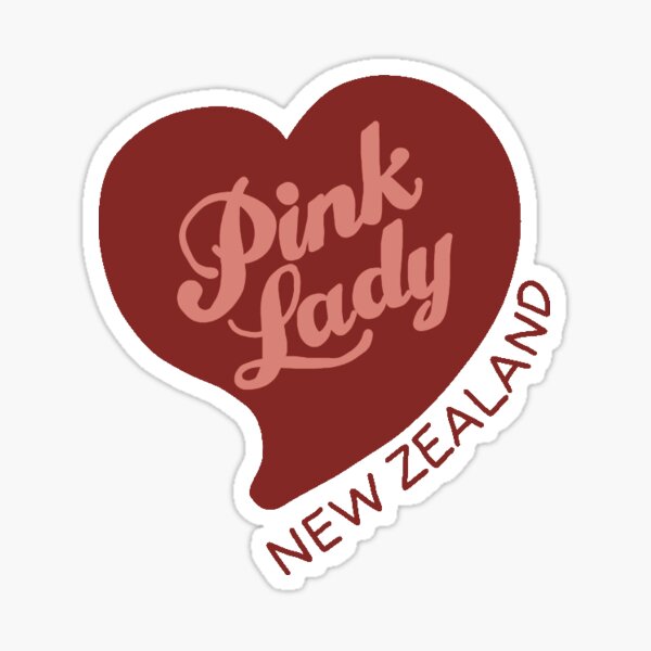 "Pink Lady Fruit Sticker" Sticker for Sale by Montymay2000 | Redbubble