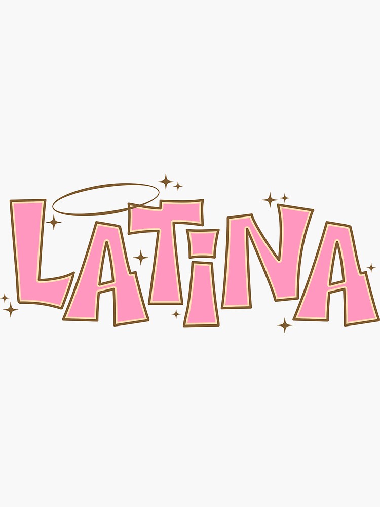 "Latina Pink Bratz Angel Logo" Sticker for Sale by StudioSirenita ...