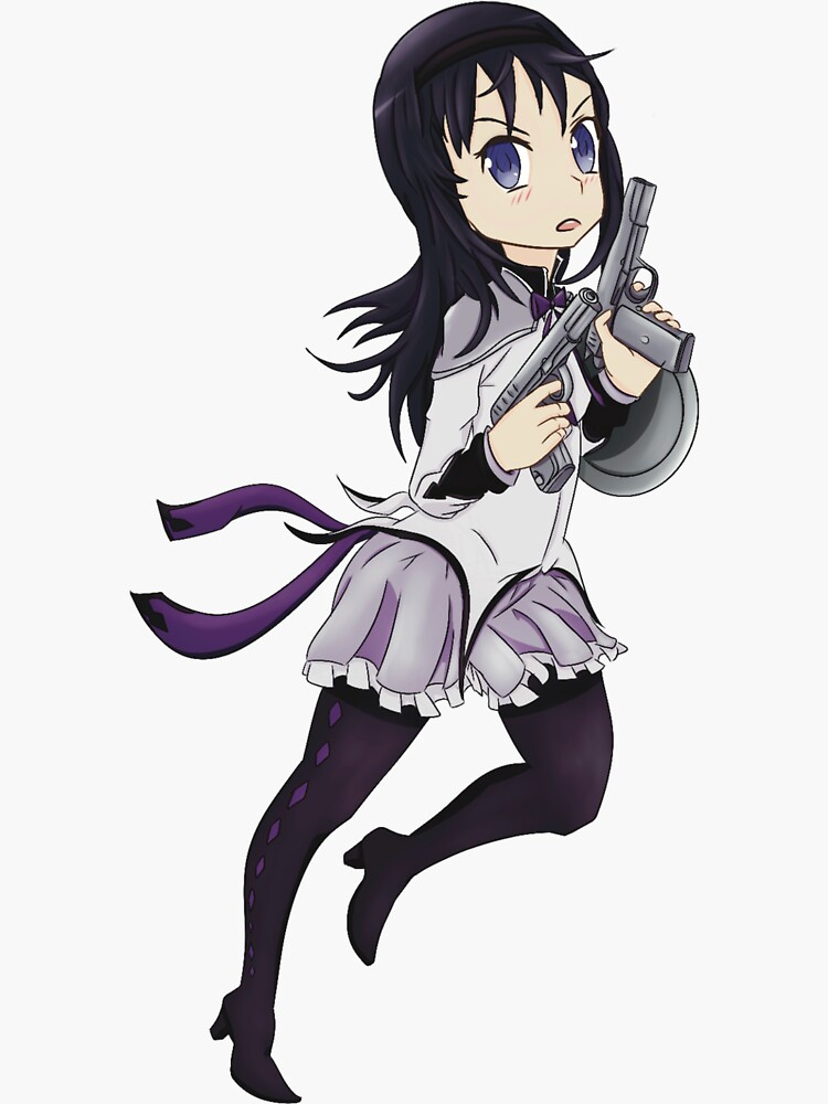 "Homura Akemi" Sticker for Sale by MyconicDesigns | Redbubble