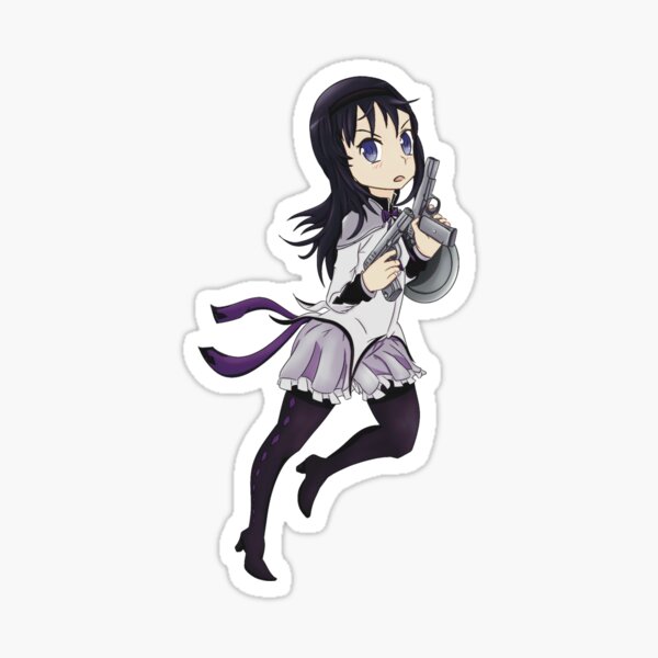 "Homura Akemi" Sticker for Sale by MyconicDesigns | Redbubble