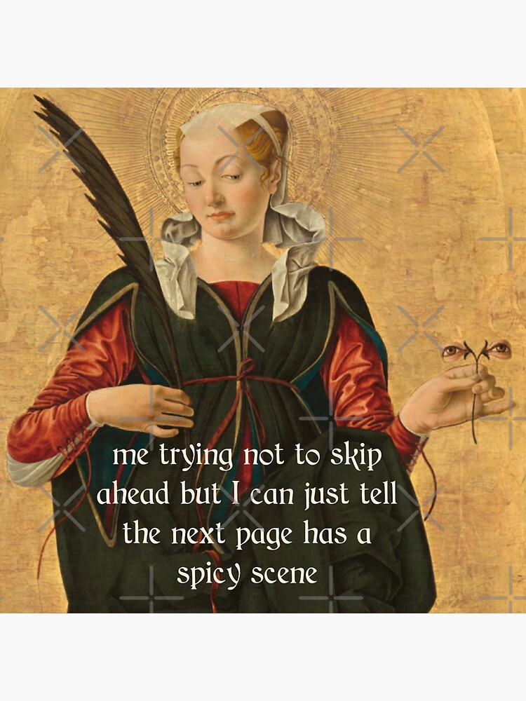 "trying not to skip ahead while reading renaissance painting meme ...
