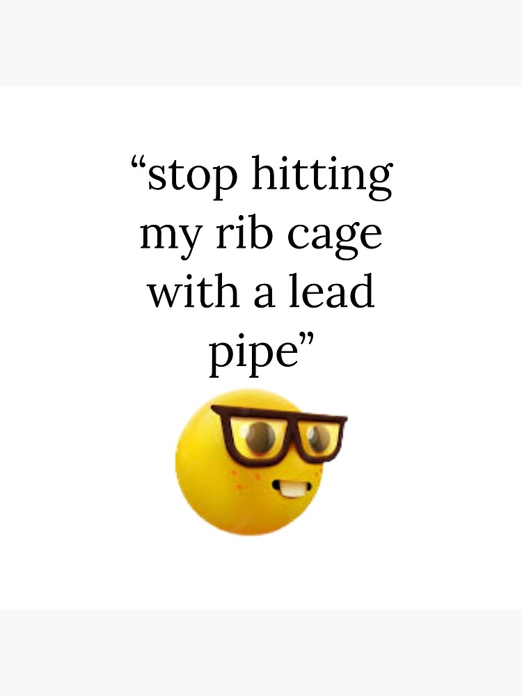 "lead pipe meme" Poster for Sale by TipsyTees-net | Redbubble