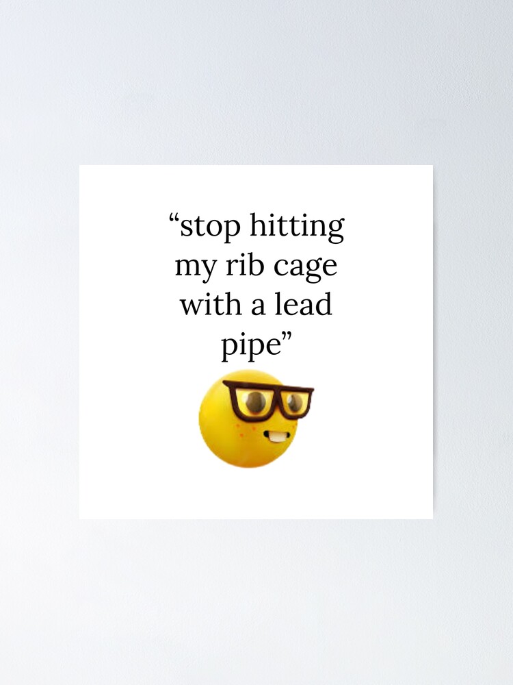 "lead pipe meme" Poster for Sale by TipsyTees-net | Redbubble