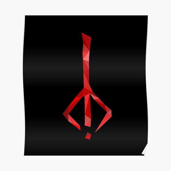 "Bloodborne - Hunter Rune (Polygonal)" Poster for Sale by InfinityTone ...