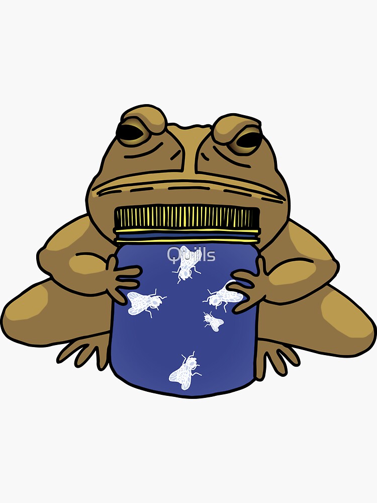 Aussie Cane Toad Sticker For Sale By Quills Redbubble