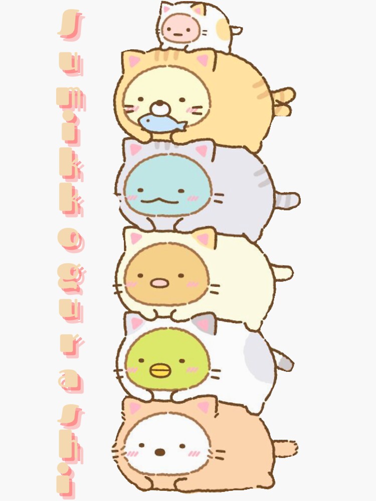 "Sumikko gurashi high quality " Sticker for Sale by catania-mimisha ...