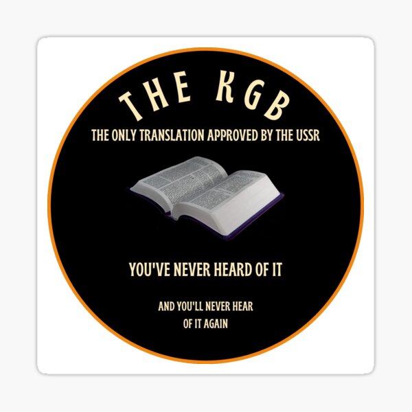 "The KGB Translation" Sticker for Sale by DefLeper | Redbubble