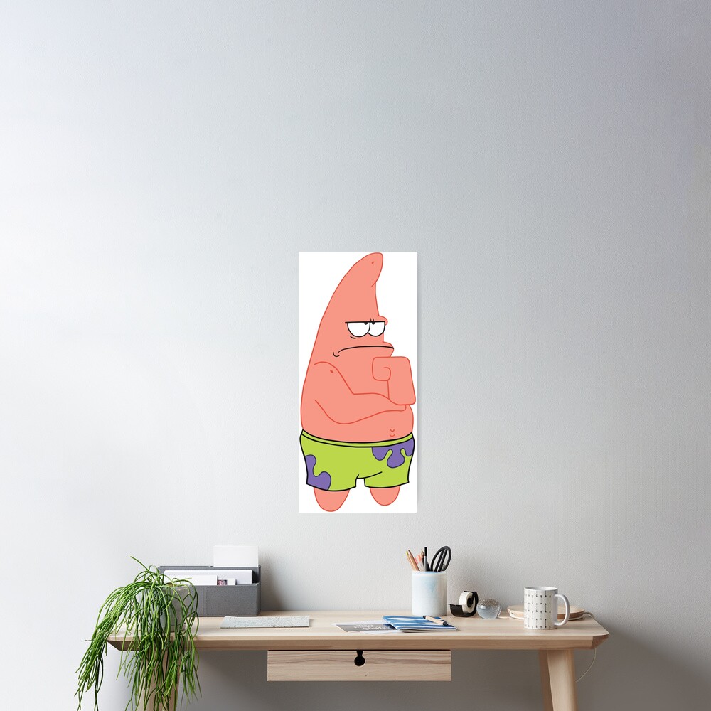 "Patrick - Freeform Jazz - Spongebob" Poster for Sale by ohlovelypop ...