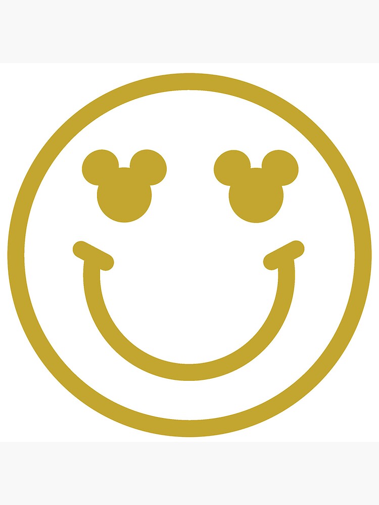 "Mustard Yellow Magical Preppy Smiley Face " Art Print for Sale by ...