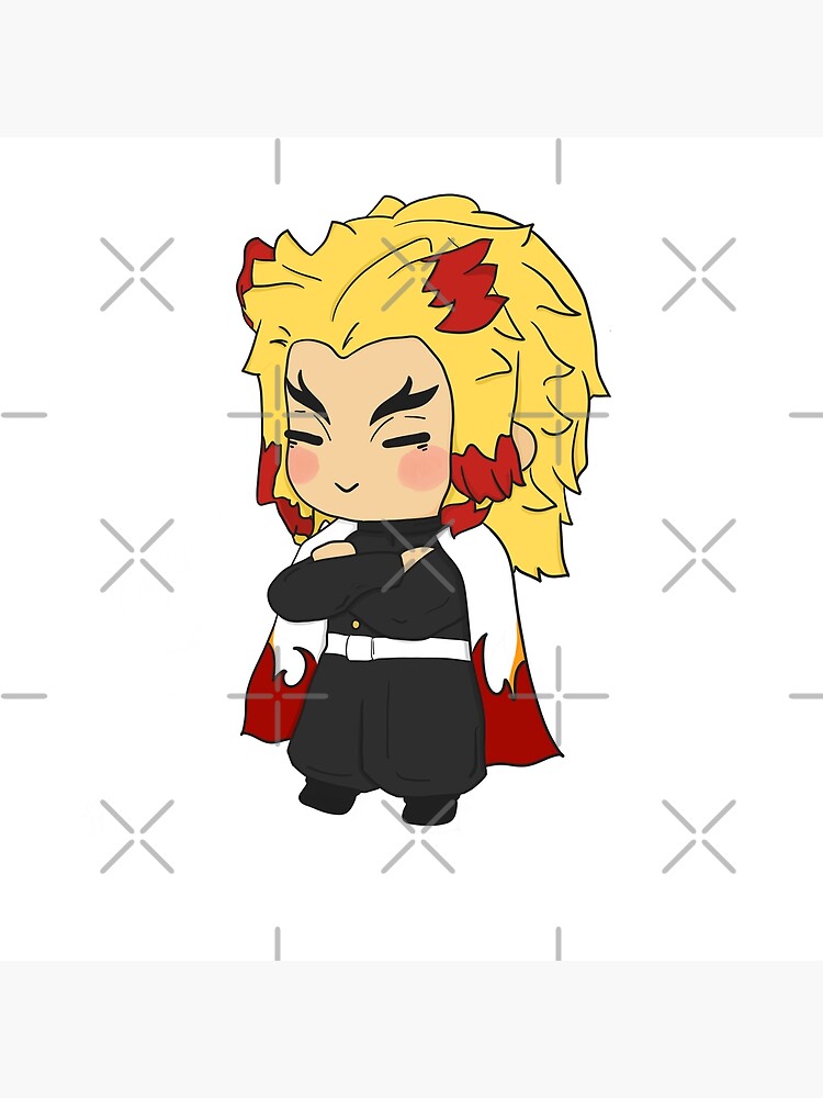 "Demon Hashira Rengoku" Art Print for Sale by bernardoyasmin | Redbubble