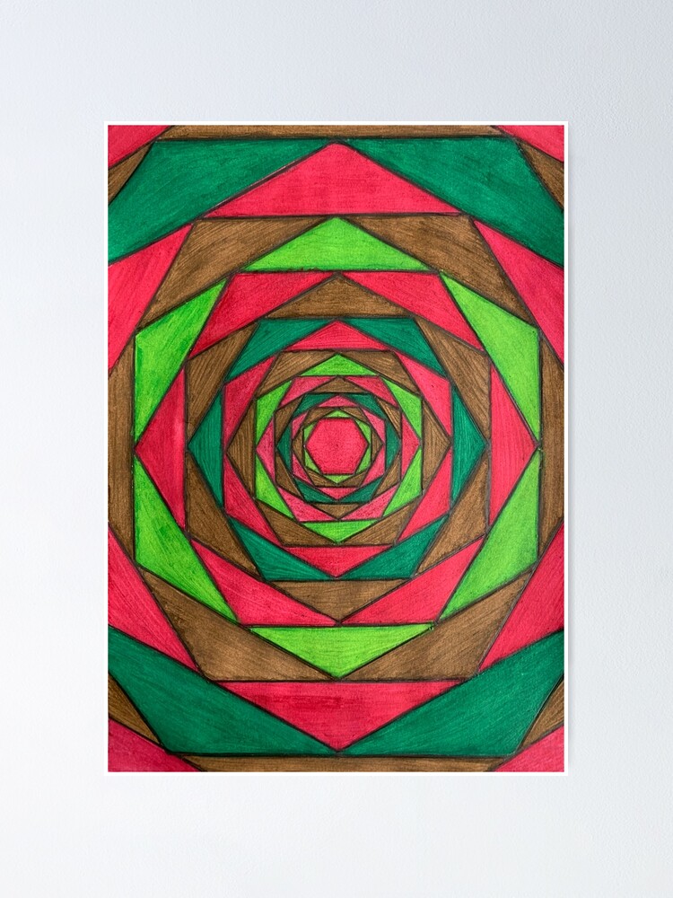 "Multi-Dimensional Vortex" Poster for Sale by PameRT-Art-369 | Redbubble