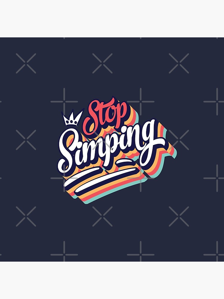 "Stop Simping, No Simp, red pill, Stay Woke Kings" Poster for Sale by ...