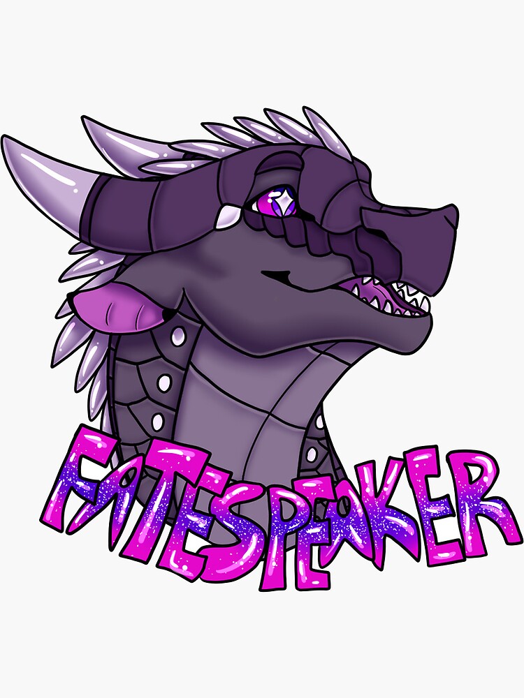 "Fatespeaker Sticker- Wings of Fire" Sticker for Sale by Tigerli1y ...