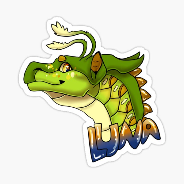 "Luna Sticker- Wings of Fire" Sticker for Sale by Tigerli1y | Redbubble