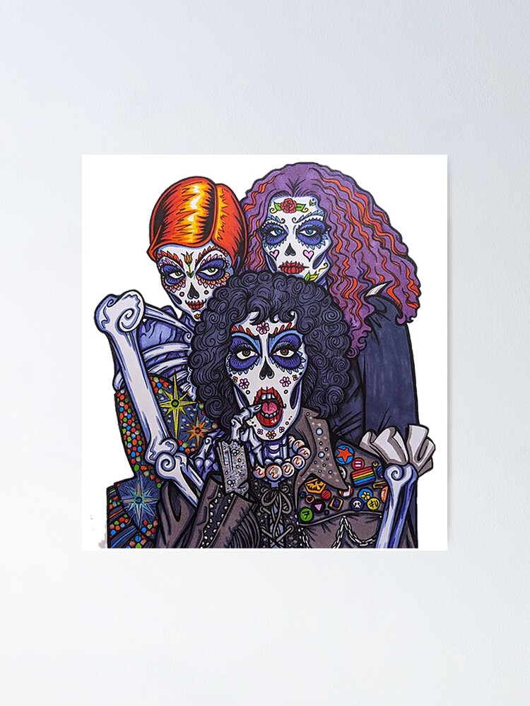 "Rocky Horror, Frank N Furter, Columbia, Magenta, Dia de la Muertas ...
