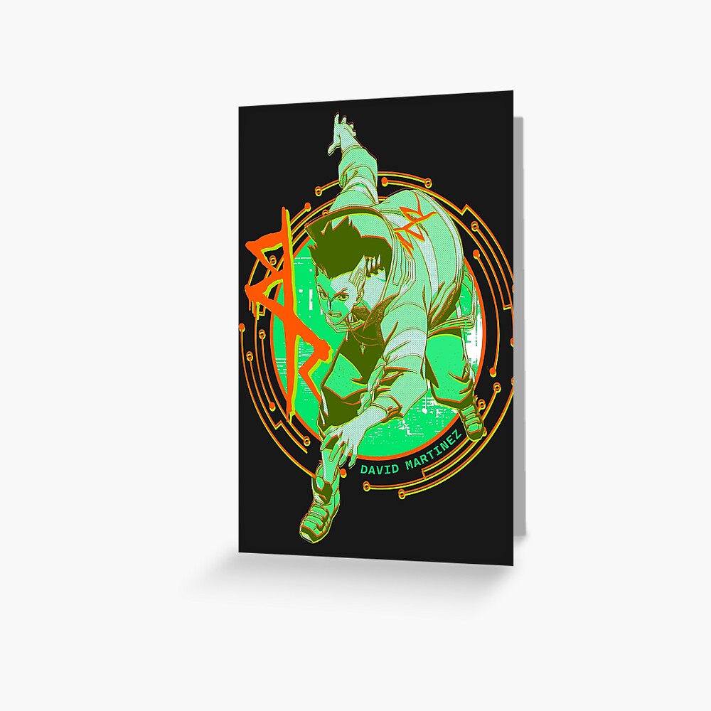 "David Cyberpunk Edgerunners D" Greeting Card for Sale by ...