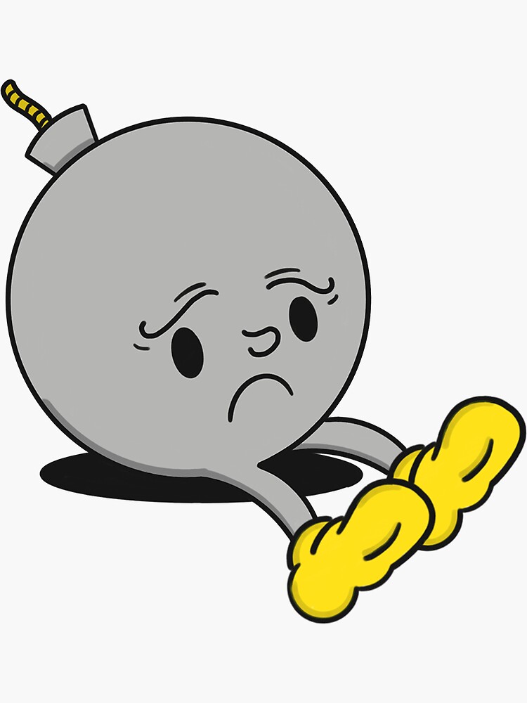"Bomb Cartoon" Sticker for Sale by Esteban368 | Redbubble