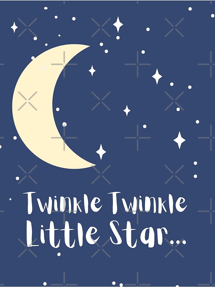 "Twinkle Twinkle Little Star Nursery Poster" Poster for Sale by ...