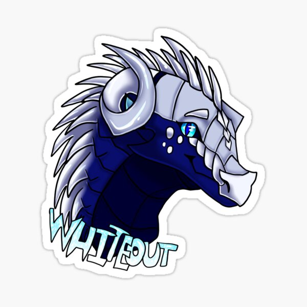 "Whiteout Sticker- Wings of Fire" Sticker for Sale by Tigerli1y | Redbubble