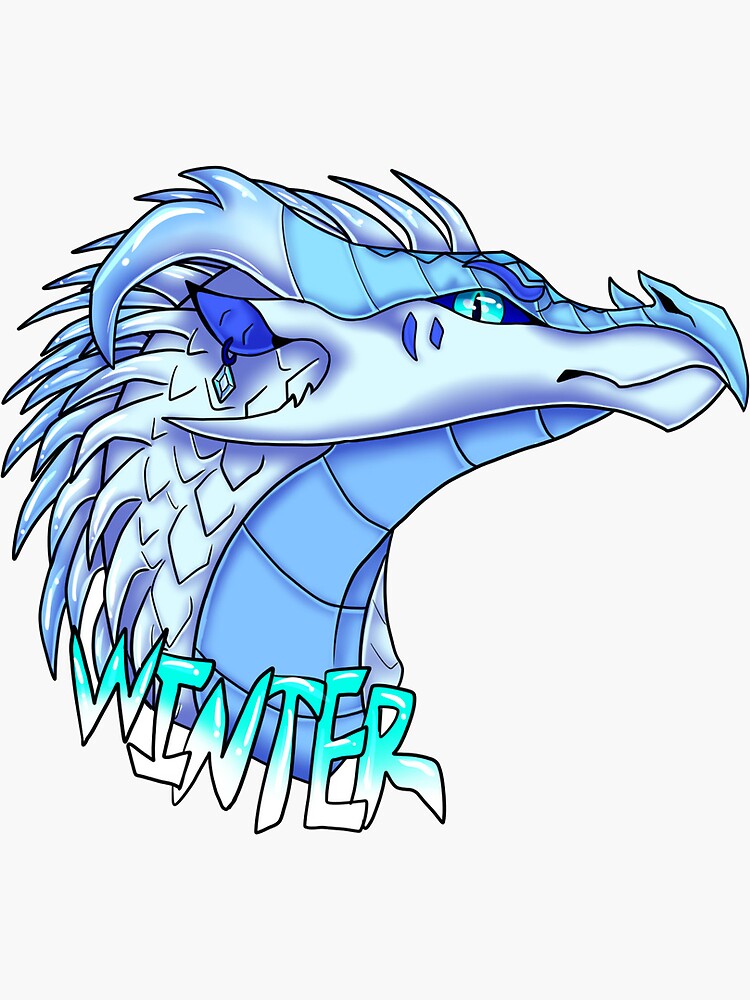 "Winter Sticker- Wings of Fire" Sticker for Sale by Tigerli1y | Redbubble