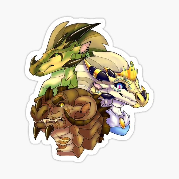 "Blister, Blaze, and Burn- Wings of Fire" Sticker for Sale by Tigerli1y ...