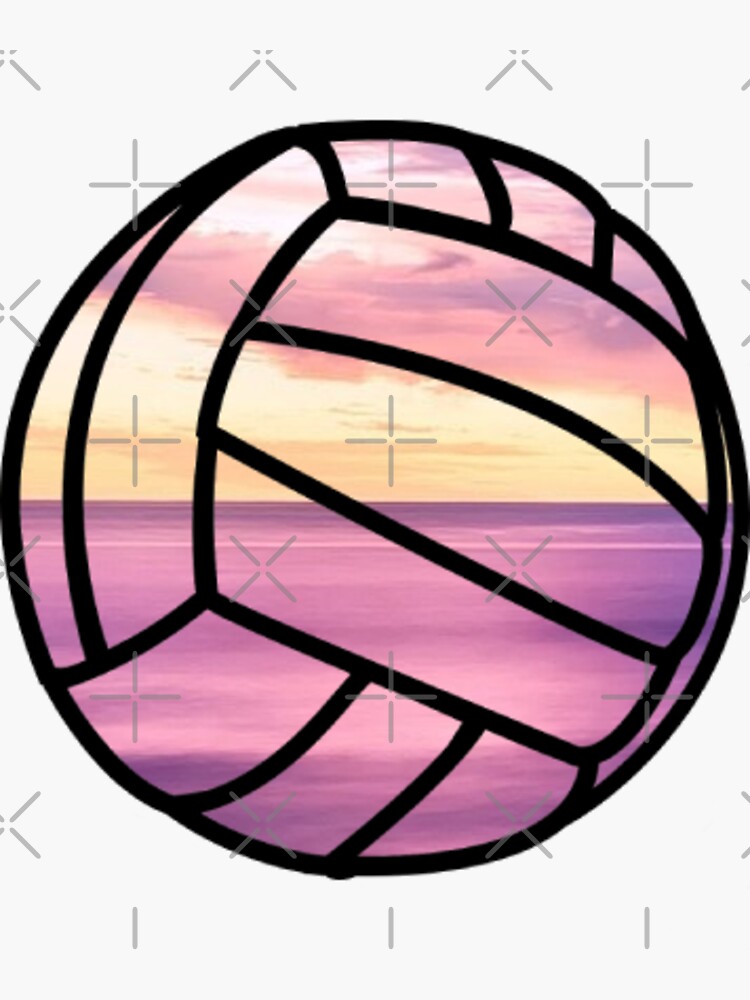 "Volleyball Ocean " Sticker for Sale by NICE-ARAM | Redbubble