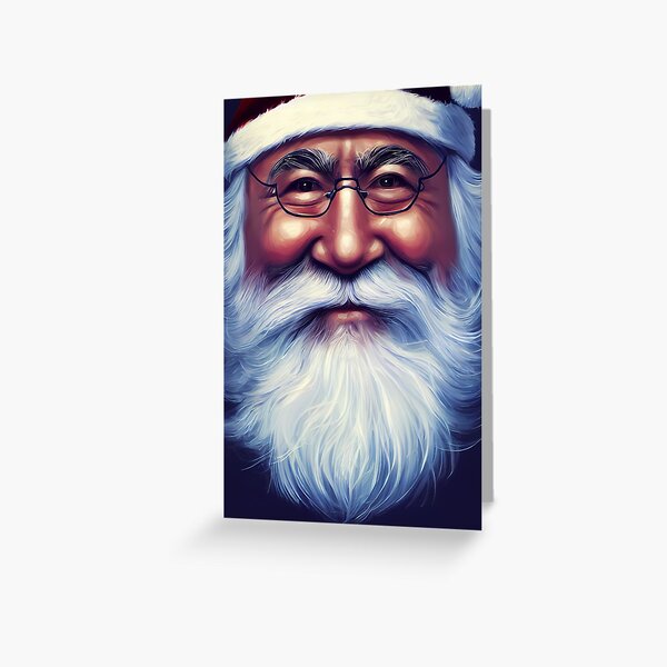 "Santa Claus Kris Kringle Father Christmas happy and jolly smiling ...
