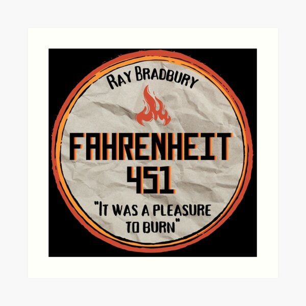 "Fahrenheit 451 - Ray Bradbury Classic Literature Dystopian Book Simple ...