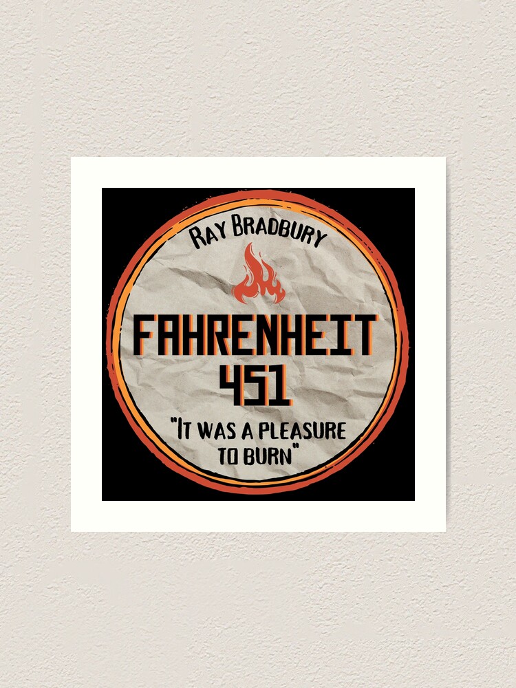 "Fahrenheit 451 - Ray Bradbury Classic Literature Dystopian Book Simple ...