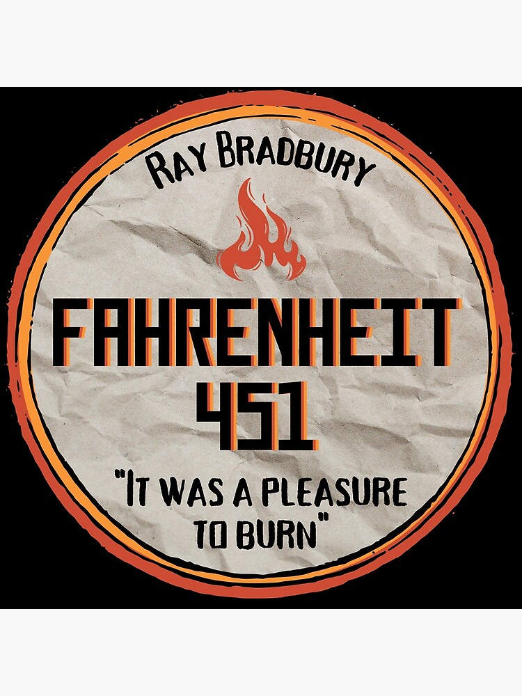 "Fahrenheit 451 - Ray Bradbury Classic Literature Dystopian Book Simple ...