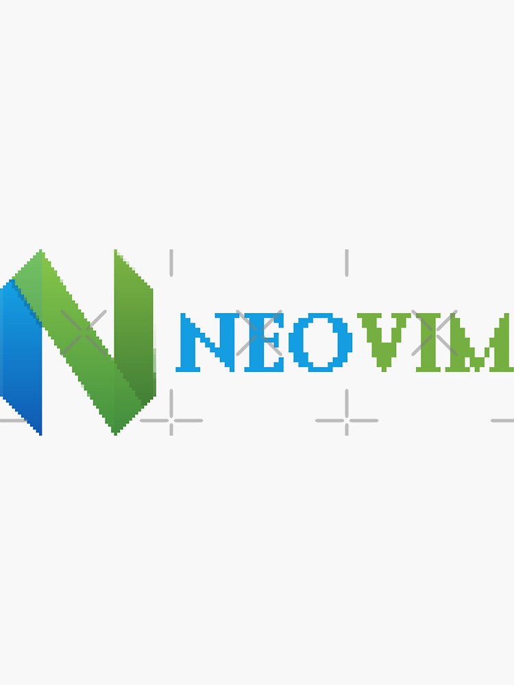 " Neovim Pixel Art | neovim text editor vim fork" Sticker for Sale by ...