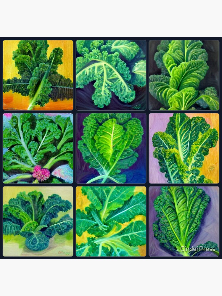 "Kale Pack" Sticker for Sale by CinderPress | Redbubble