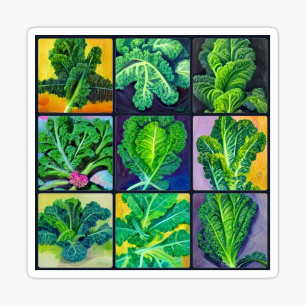 "Kale Pack" Sticker for Sale by CinderPress | Redbubble