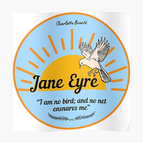 "Jane Eyre - Charlotte Bronte Romantic Gothic Classic Literature Book ...