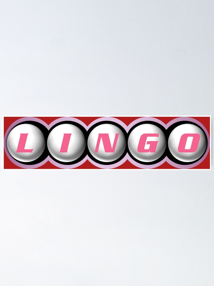 "Lingo (2003-2004) Logo" Poster for Sale by gameshowfan2001 | Redbubble