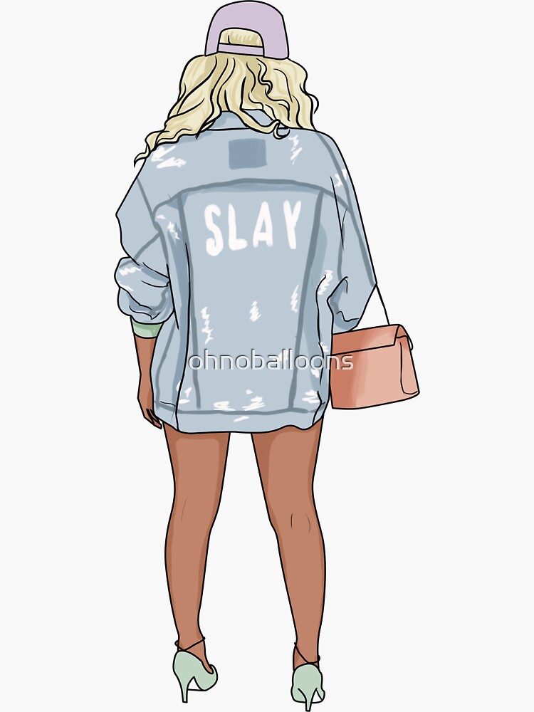 "slay" Sticker by ohnoballoons | Redbubble