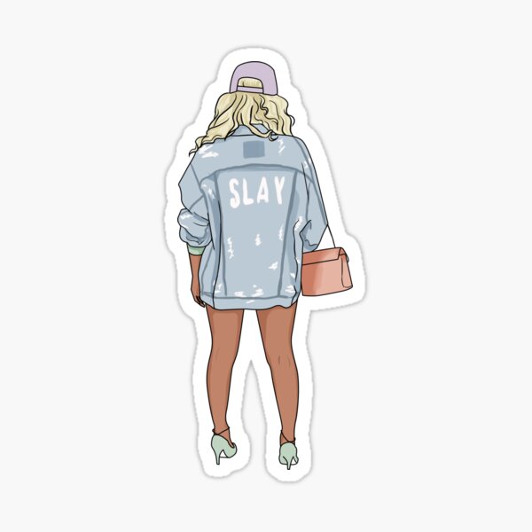 "slay" Sticker by ohnoballoons | Redbubble