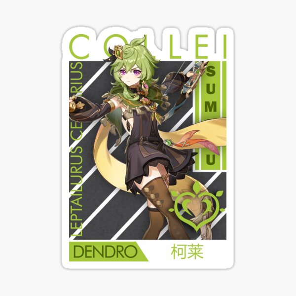 "Collei - Genshin Impact" Sticker for Sale by cantinhonifty | Redbubble
