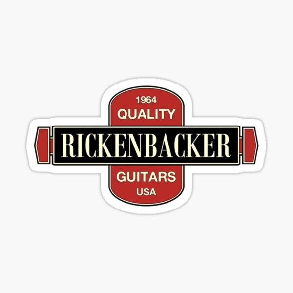 "Vintage Rickenbacker Gitarren 1964 Essential T-Shirt" Sticker von ...