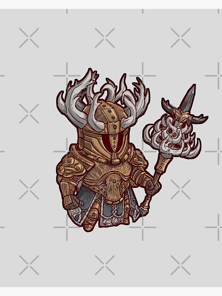 "Elden Ring - Chibi Crucible Tree Knight" Poster for Sale by Kiske ...