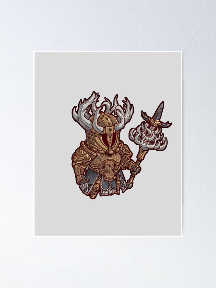 "Elden Ring - Chibi Crucible Tree Knight" Poster for Sale by Kiske ...