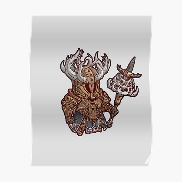 "Elden Ring - Chibi Crucible Tree Knight" Poster for Sale by Kiske ...