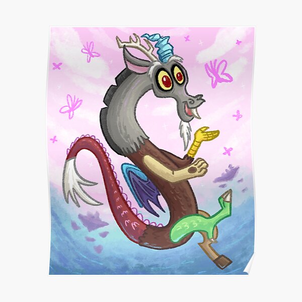 Discord Mlp Fanart Poster For Sale By Anizyart Redbubble