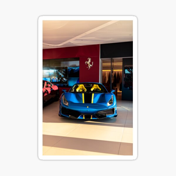 "488 Pista " Sticker for Sale by JWKexotics | Redbubble