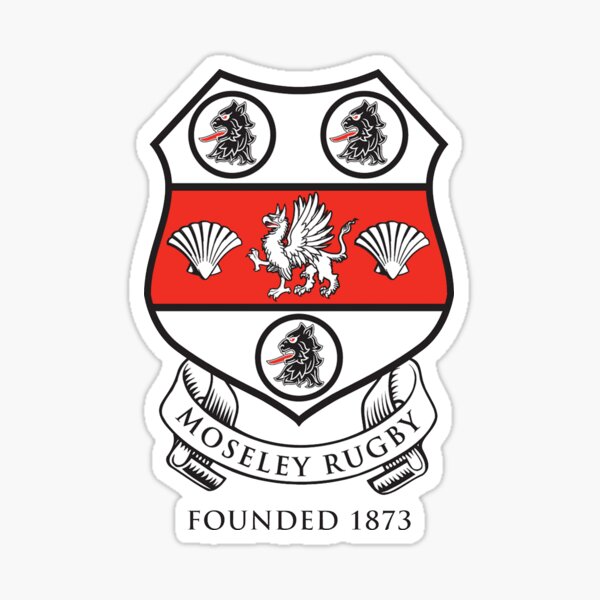 "rugby>birmingham >moseley " Sticker for Sale by masasihaga | Redbubble