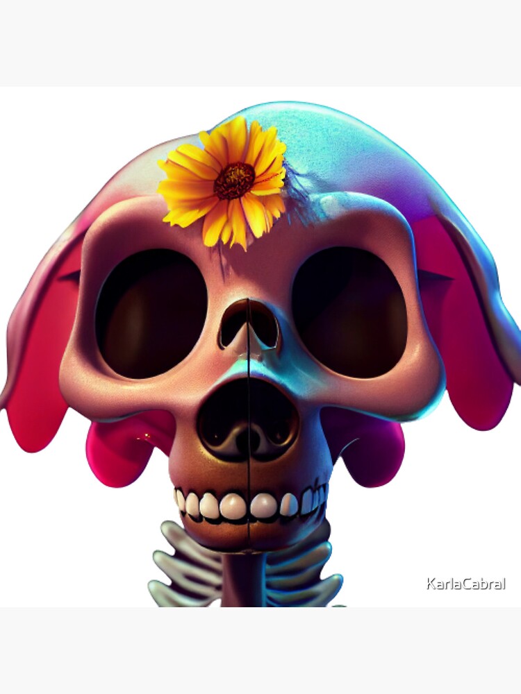 Póster «DIA DE MUERTOS, CALAVERA DE AZUCAR, SUGAR SKULL, CALAVERA DE ...