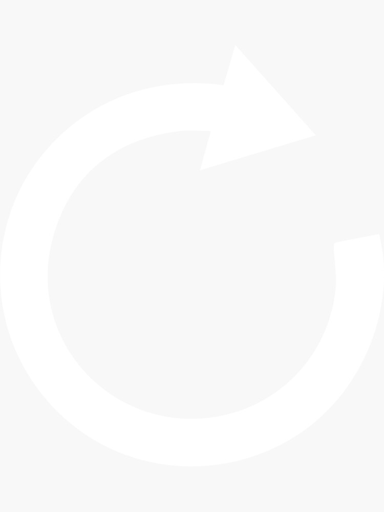 "RELOAD White" Sticker for Sale by Mesusi | Redbubble