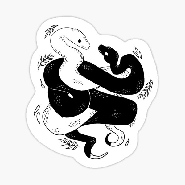 "Snakes" Sticker for Sale by disorderlily | Redbubble