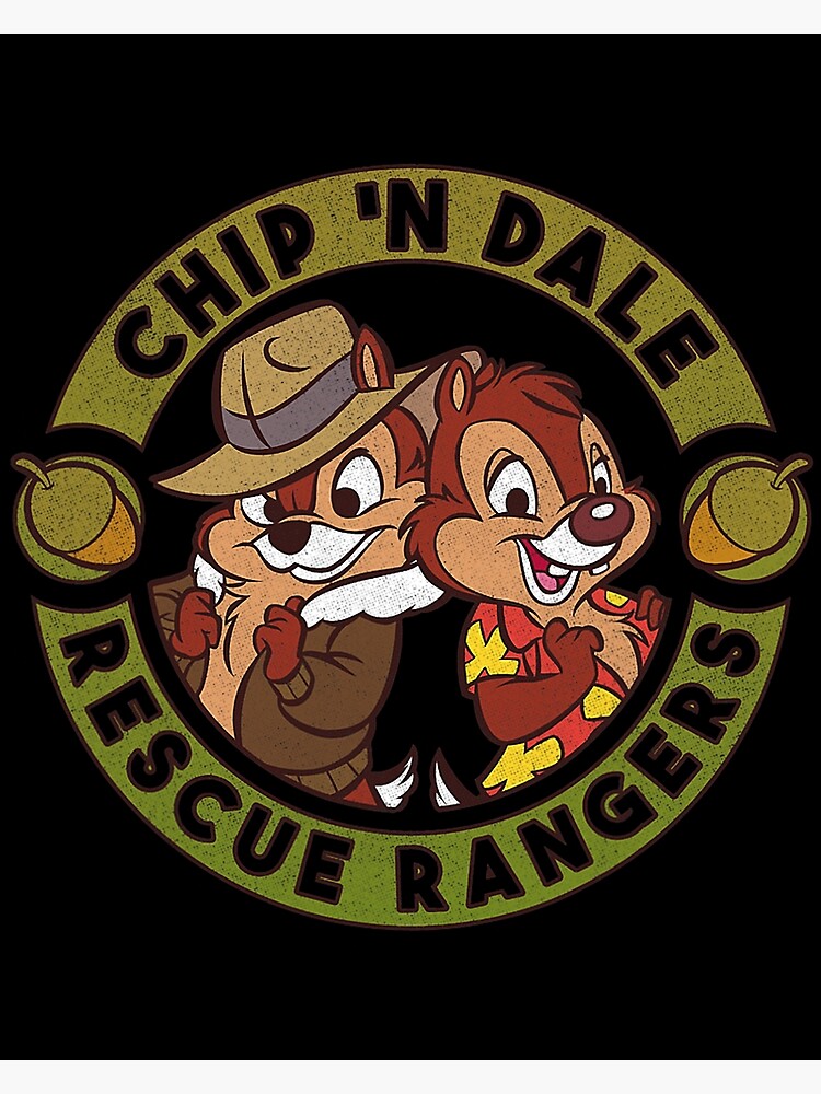 "Chip 'N Dale Rescue Rangers Logo" Art Print for Sale by intrieri68ukyu ...